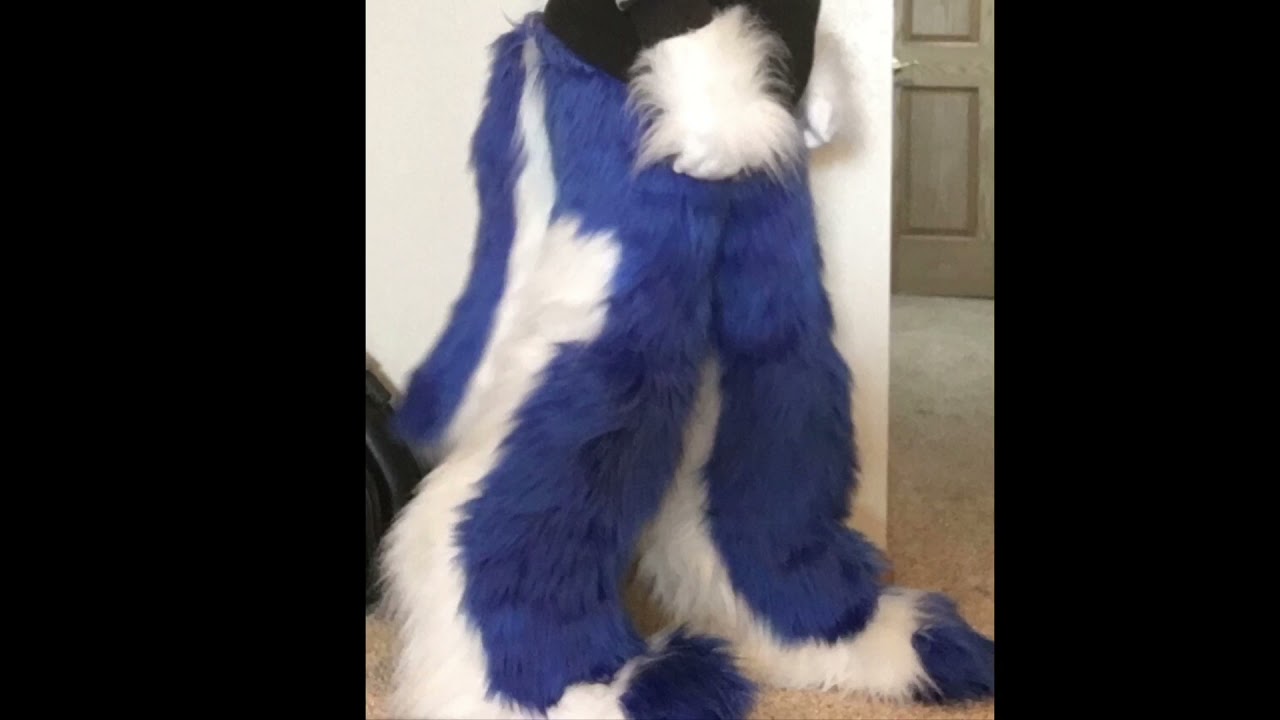Fursuit update: legs - YouTube