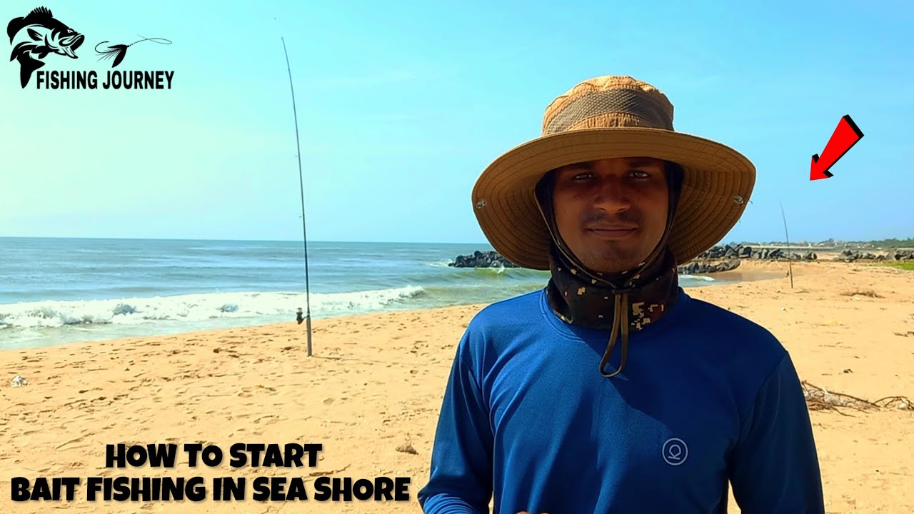 How To Start Bait Fishing In Sea Shore - YouTube