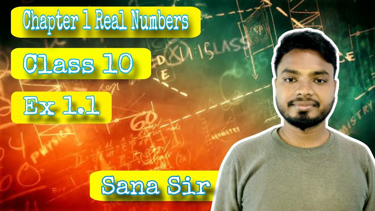 class 10 maths 1.1 question no 1 - YouTube