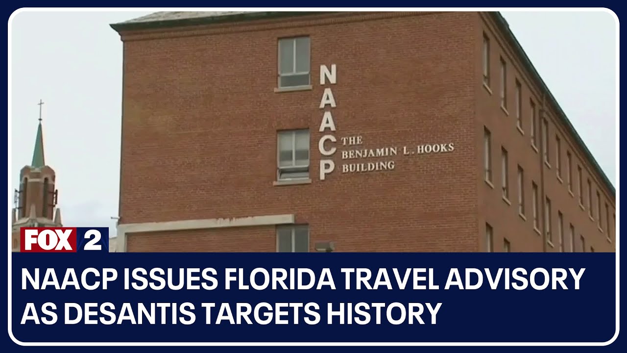 NAACP issues Florida travel advisory as DeSantis targets history - YouTube