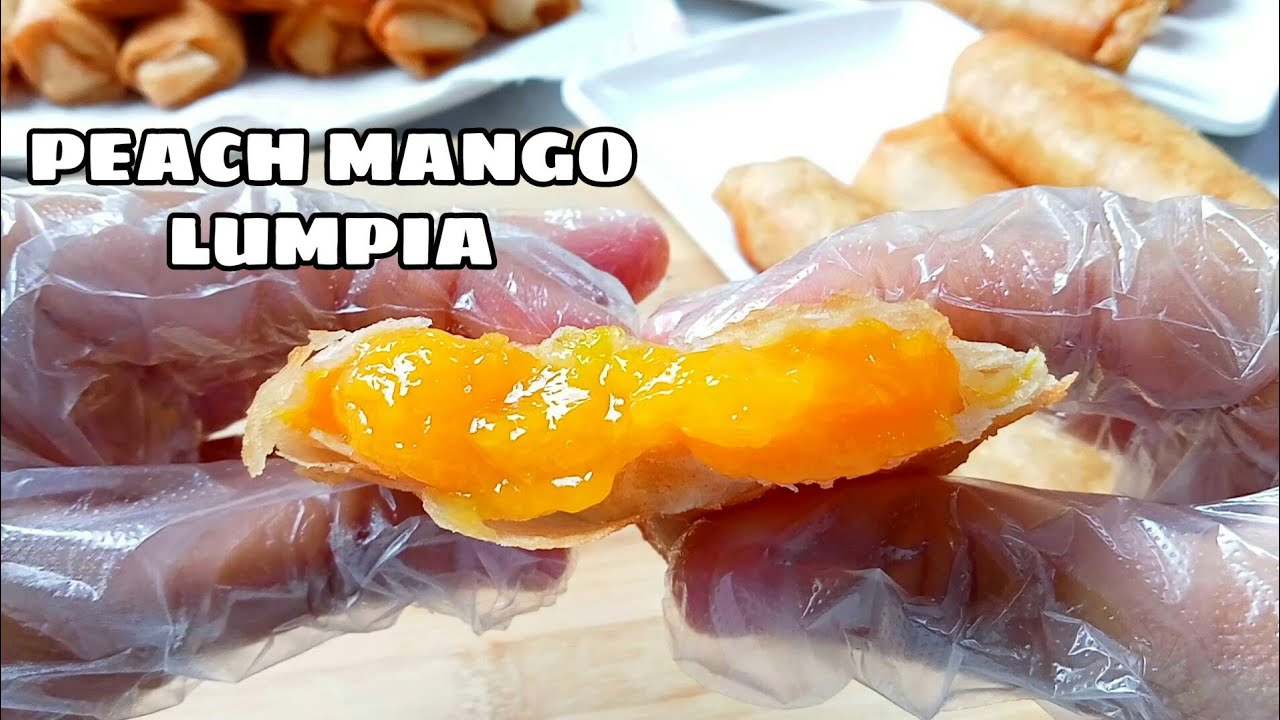 Patok Na Merienda Na Uulit ulitin Mo | Peach Mango Lumpia Sobrang Sarap ...