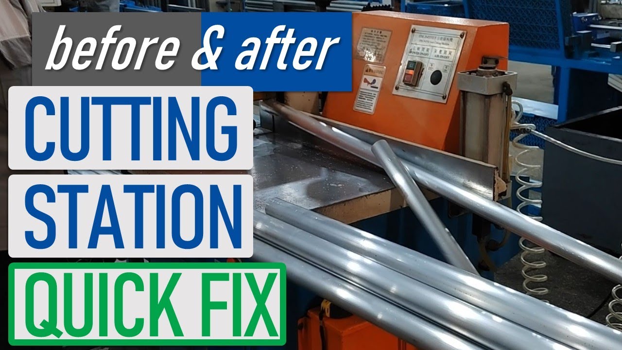 An Easy Improvement that Solves Our Cutting Station Frustration - YouTube