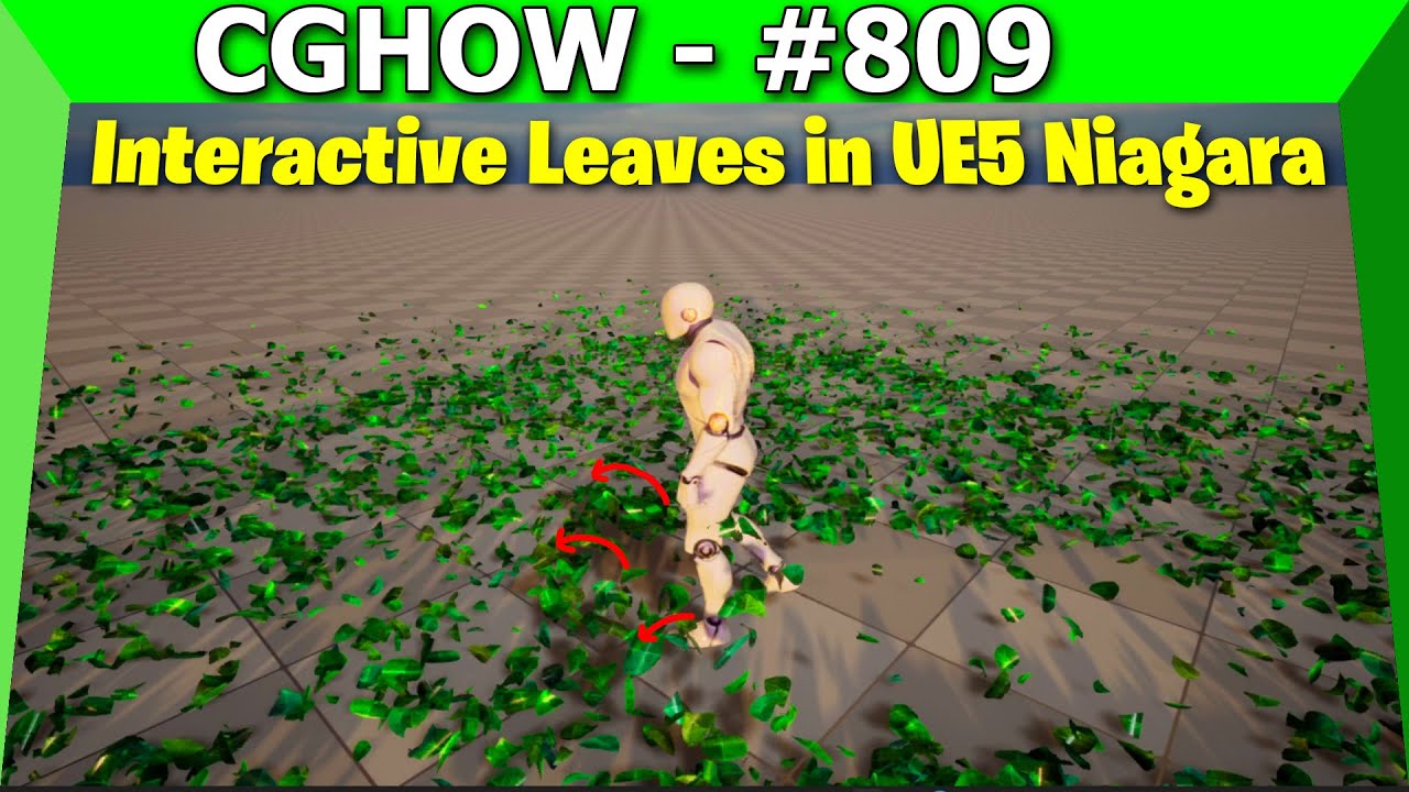 Interactive Leaves in UE5 Niagara Tutorial | Download Files - YouTube