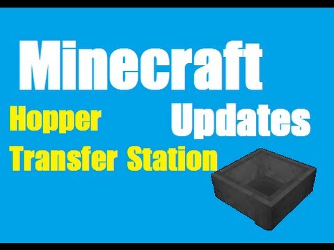 Minecraft- Hopper Transfer Station - YouTube