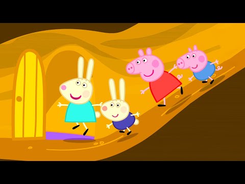 A casa subterrânea! 🥕 Peppa Pig Português Brasil Episódios Completos 🐽 Desenhos Animados
