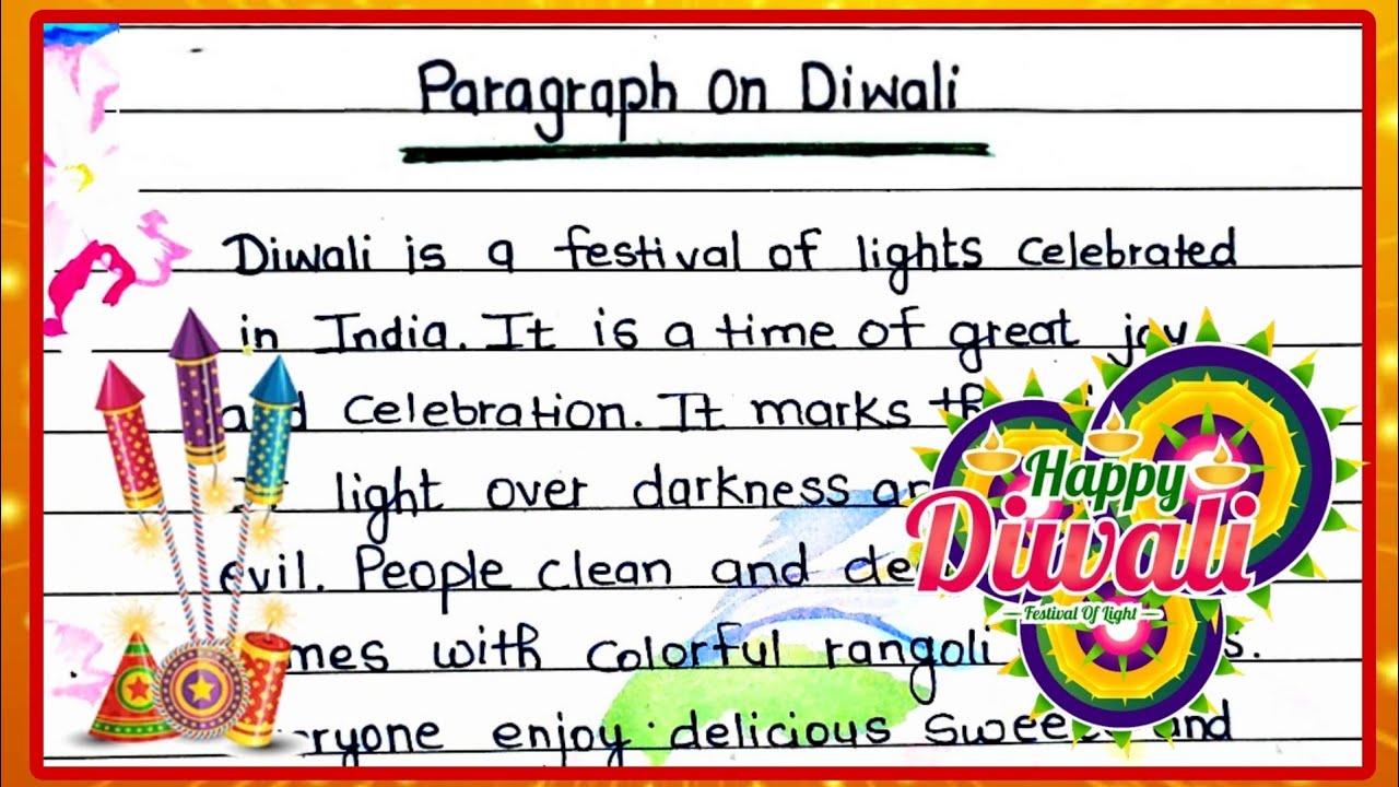 Paragraph on Diwali in English | Diwali Paragraph Writing in English ...