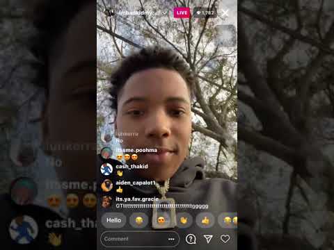imbadkidmykel live on Instagram