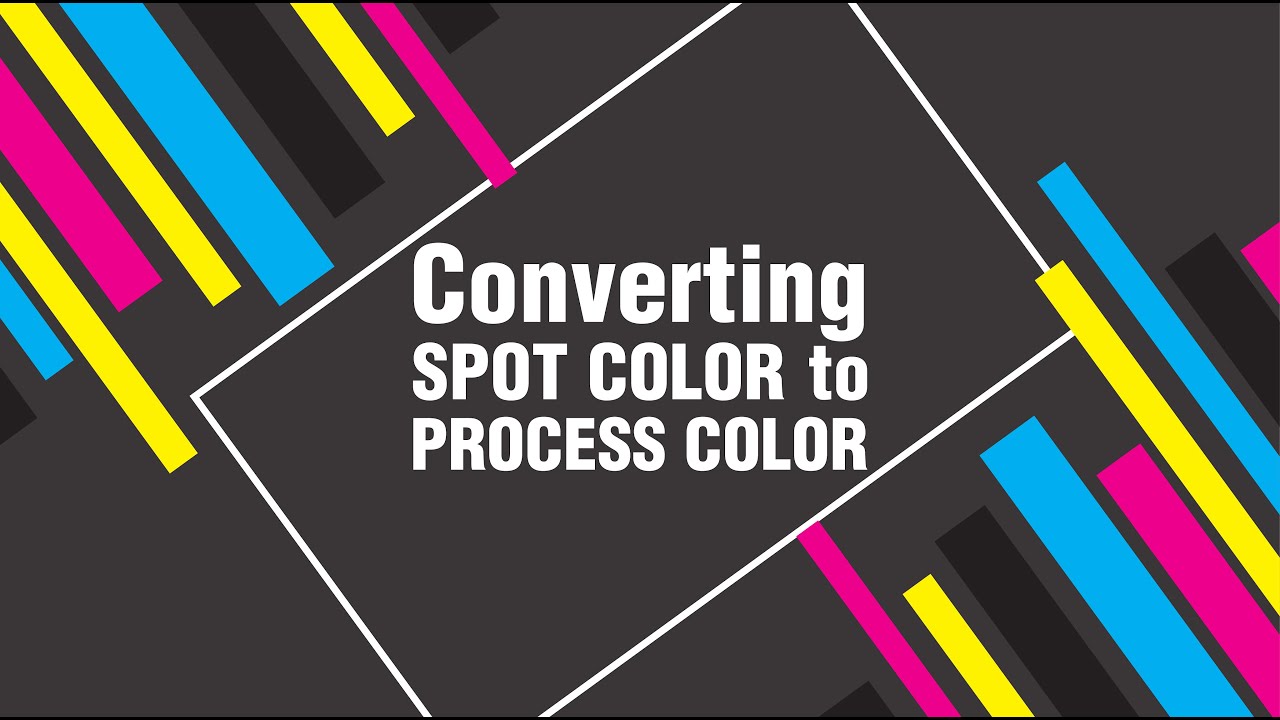 Convert Spot Color to Process Color | Prepress - YouTube