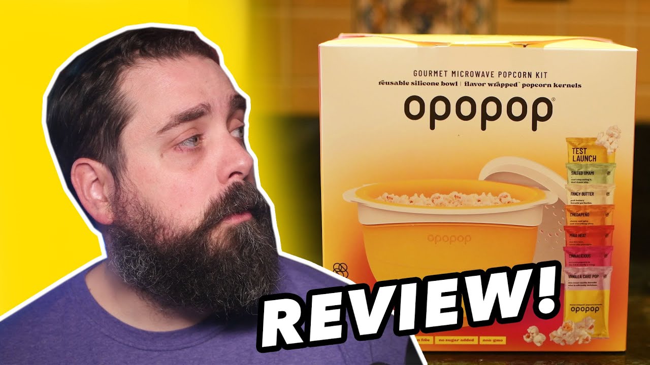 EJ Reviews Opopop Microwave Popcorn Popper - YouTube