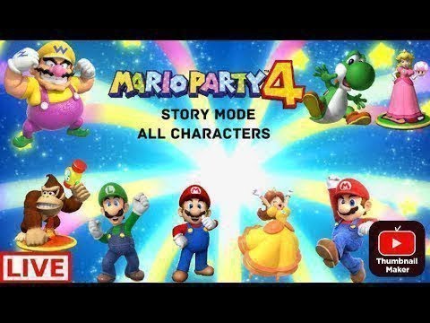 Mario Party 4 Story Mode All Characters Live Stream Part 11 ??? - YouTube