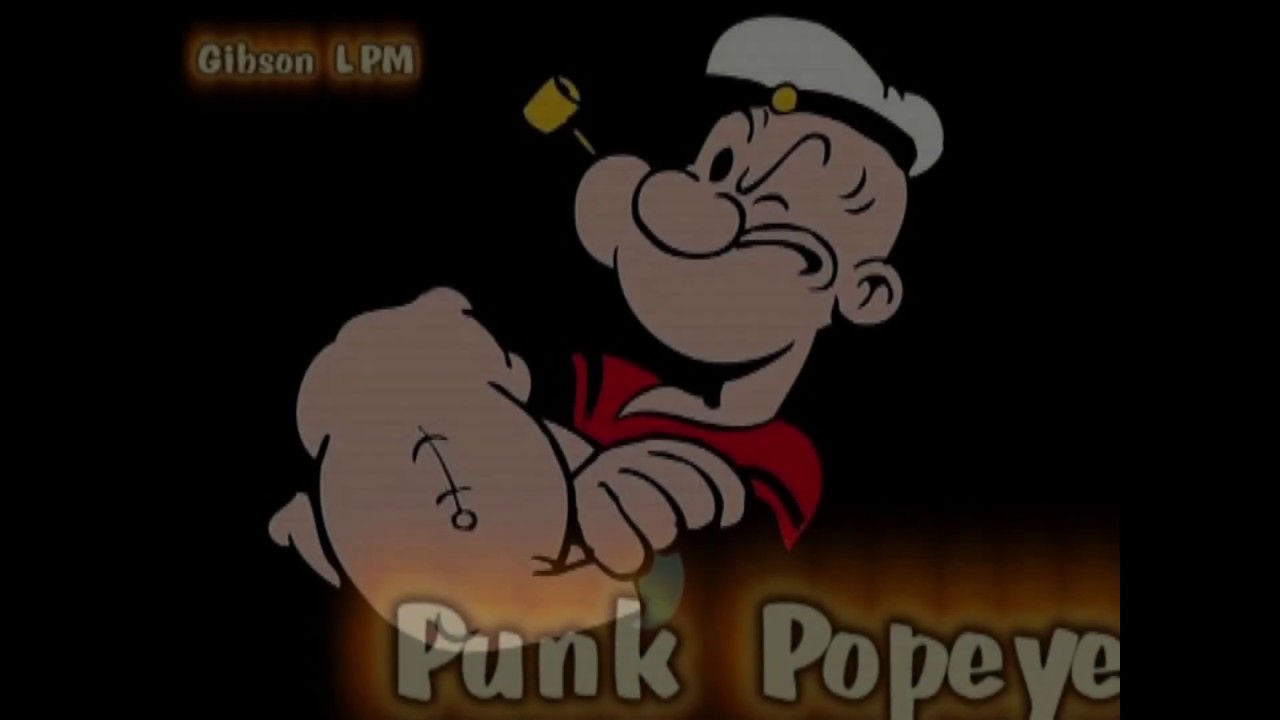 Punk Popeye (Rock guitar cover) - YouTube
