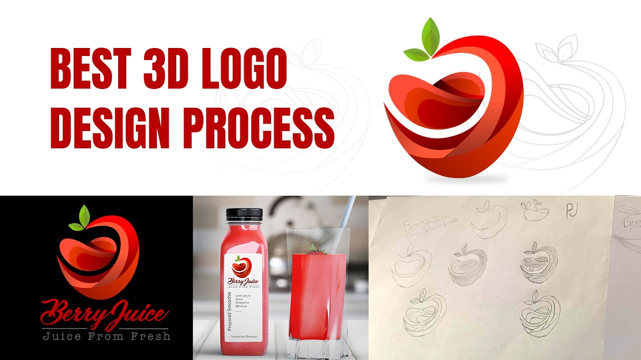 How to Create a 3D Logo in 2023: The Modern Logo Design Process! - YouTube