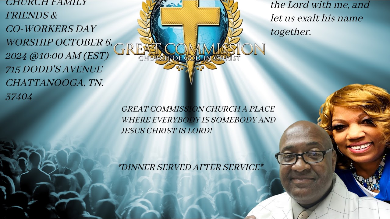 Great Commission Church Jesus Christ Is Lord Live Stream - YouTube
