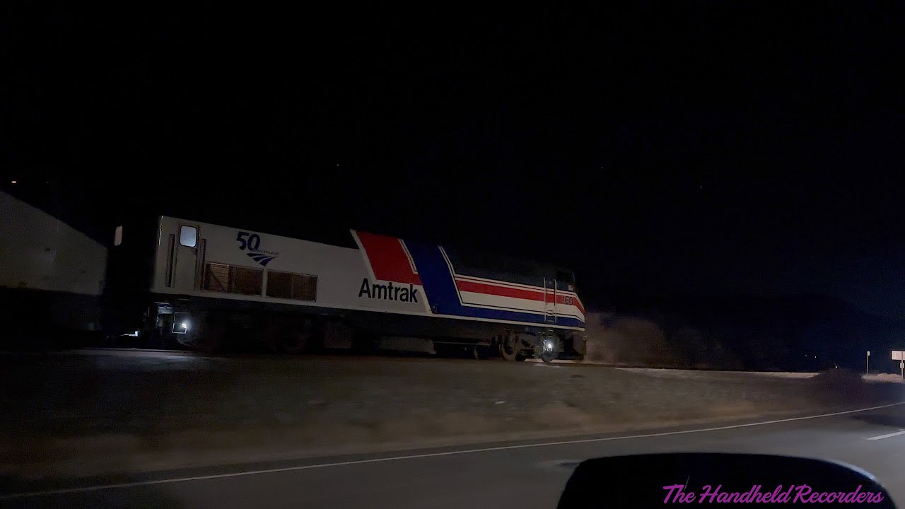 Amtrak Coast Starlight Chase With Engine 160 And Pacific Surfliner At ...