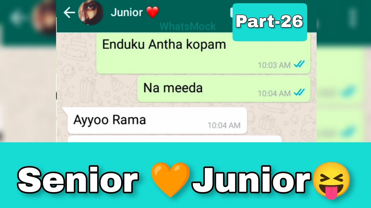 Part-26 || Senior & junior😜 || Must Watch || Text Lover - YouTube