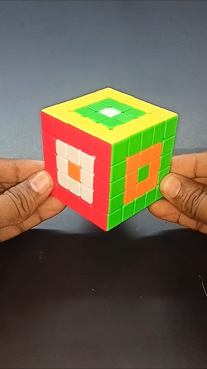DOT PATTERN ON 5X5 RUBIK'S CUBE - YouTube