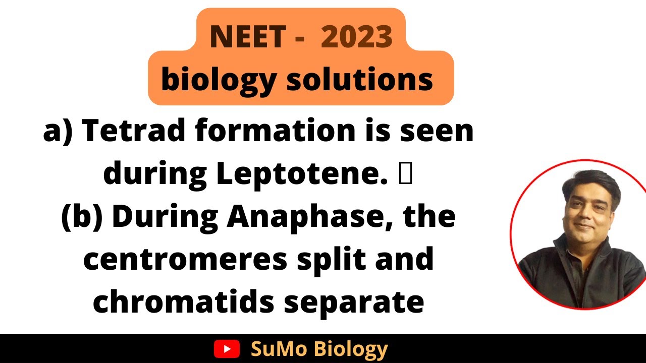 (a) Tetrad formation is seen during Leptotene. (b) During Anaphase, the ...