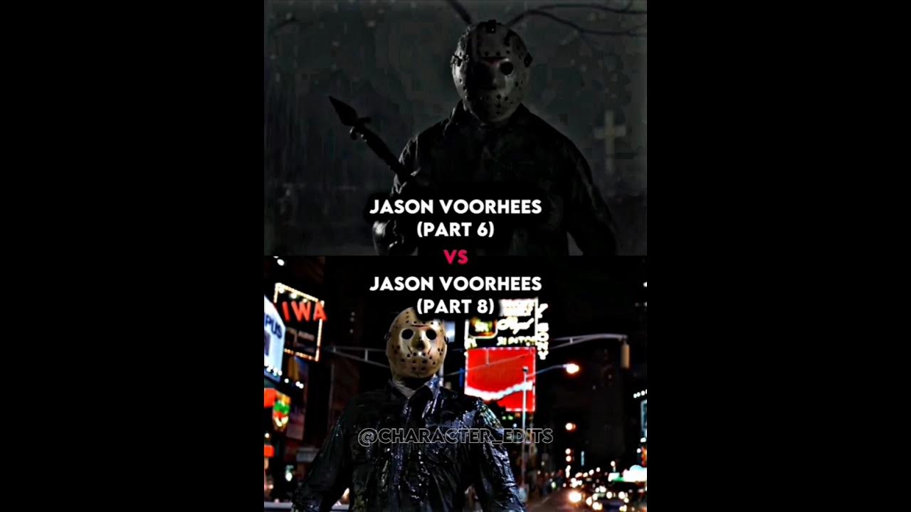 Jason Voorhees (Part 6) vs Jason Voorhees (Part 8) #shorts #edit #vs #vsedit - YouTube