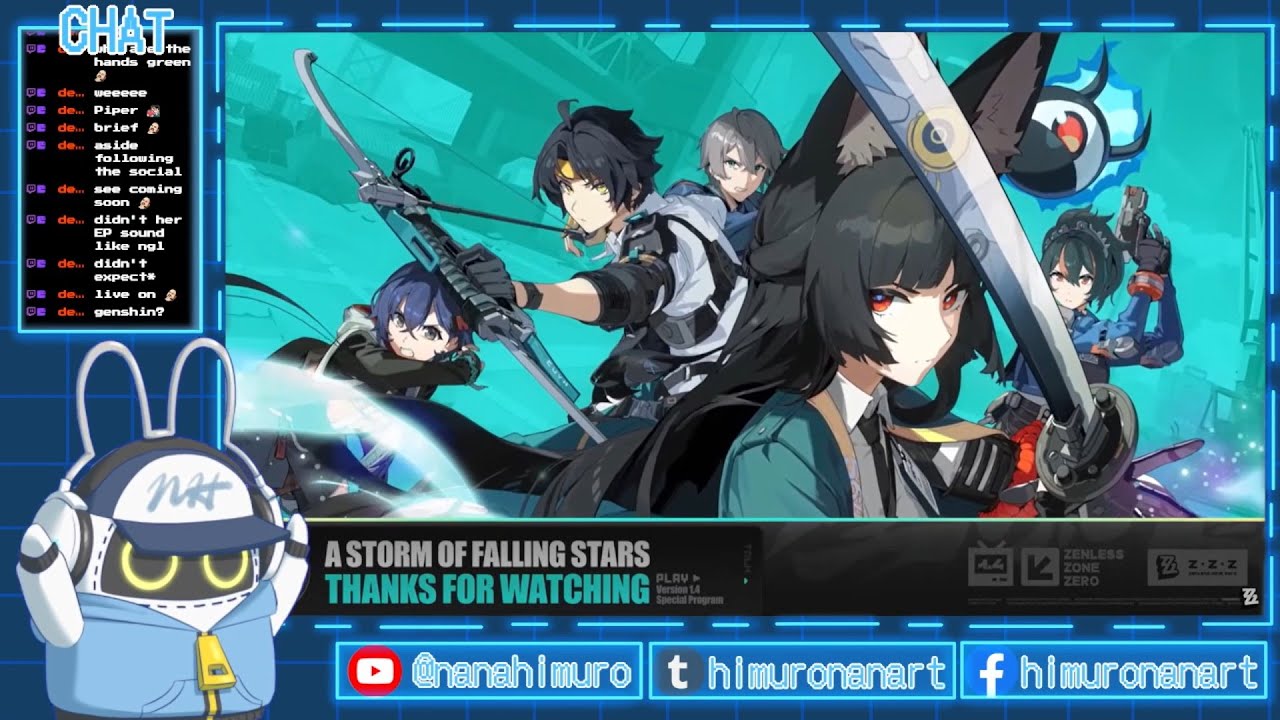 A Storm of Falling Stars Program Live Reaction | ZZZ | Stream Highlight ...