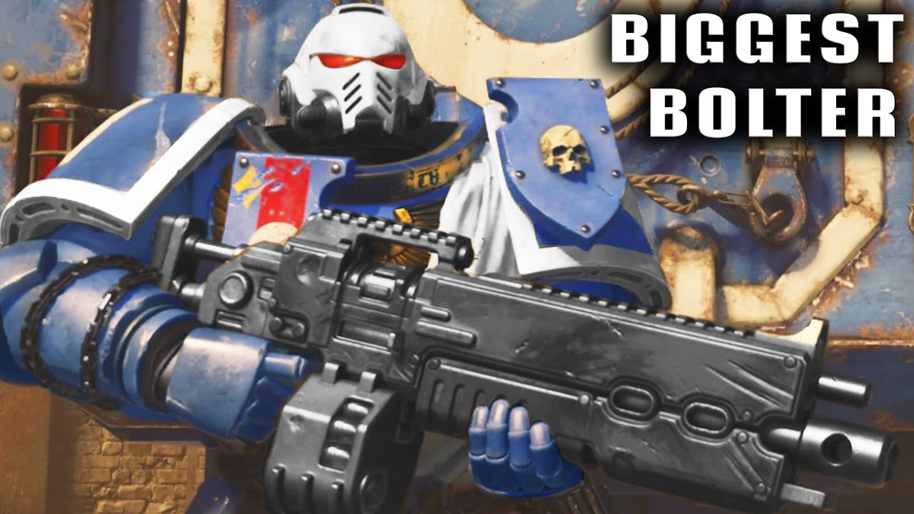 HEAVY BOLT RIFLE GAMEPLAY: Ultramarines Veteran vs TYRANIDS ...