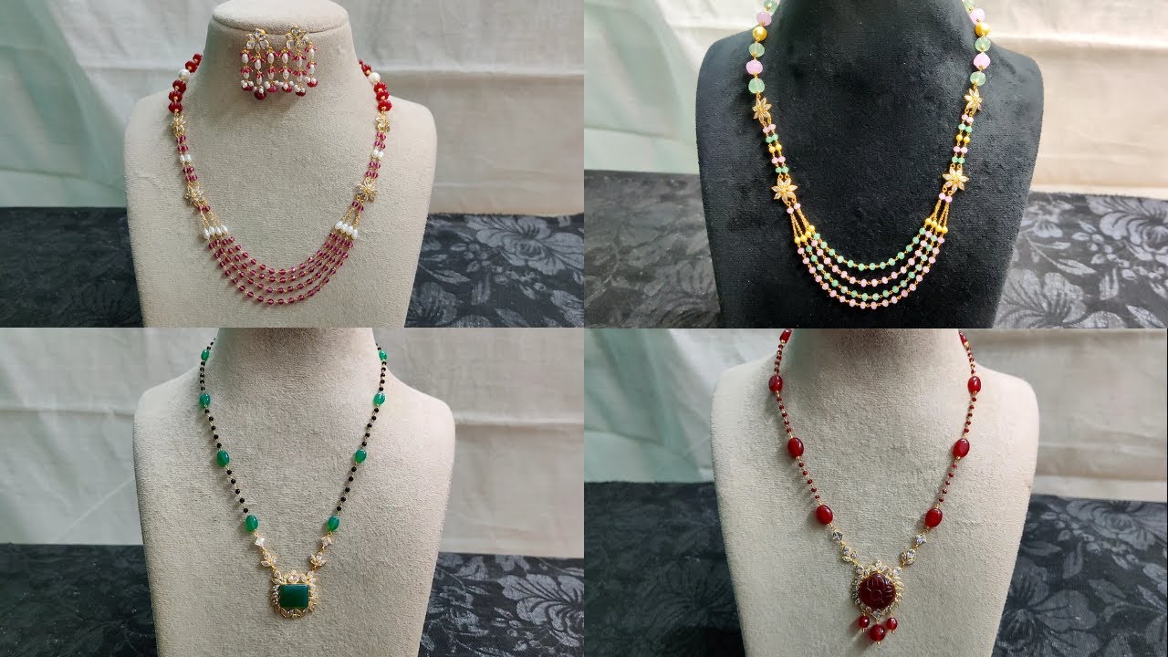 Our all time best BLACK BEADS collection order on whatsapp 😍 9073852526 ...