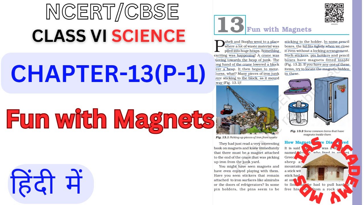Fun With Magnets: Chapter-13{P-1}(NCERT Class 6th Science) - YouTube