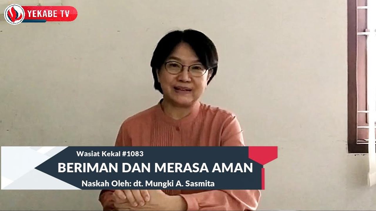 WASIAT KEKAL 1083 - BERIMAN DAN MERASA AMAN - YouTube