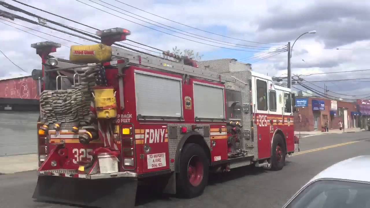 FDNY- Ambulance x2 + Engine 325 Responding - YouTube