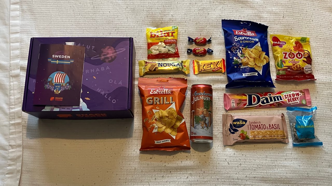 Snack Verse November Box Unboxing - YouTube