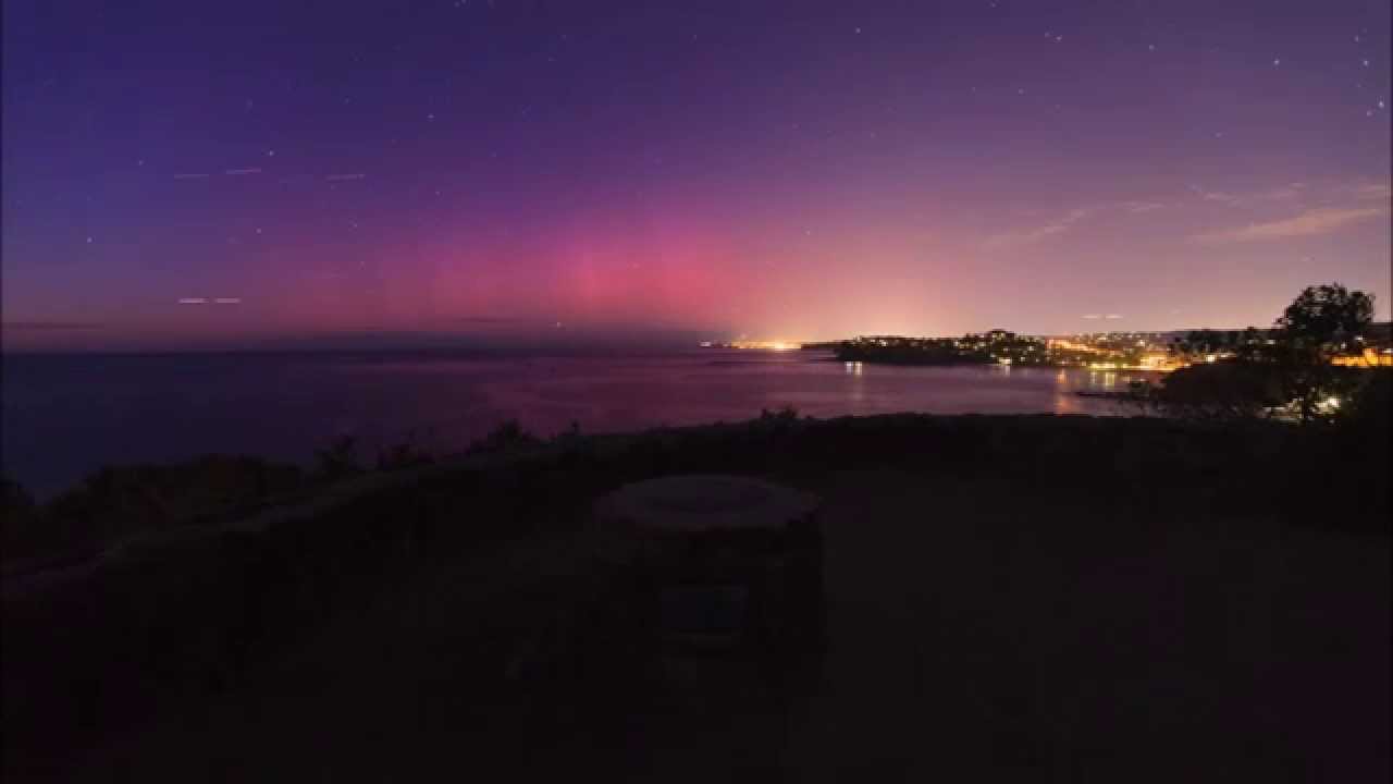 Aurora Australis over Sydney Northern Beaches 23.06.2015 - YouTube