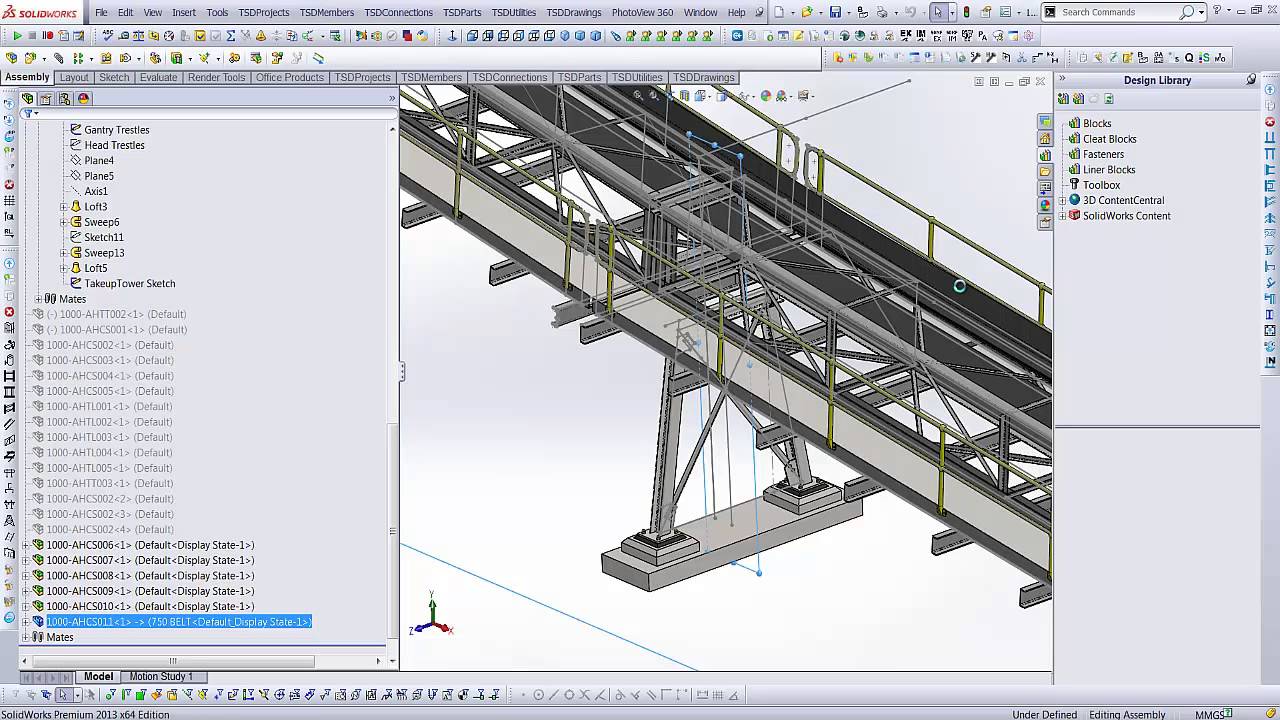 Mining - 3D Conveyor Model Automation - YouTube
