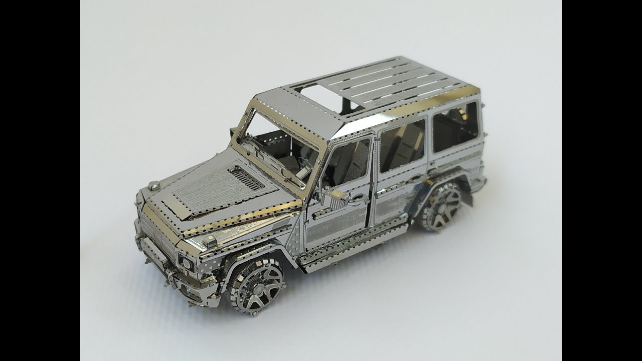 3D Metal Model Mercedes-Benz Geländewagen (Металлический конструктор 3D ...