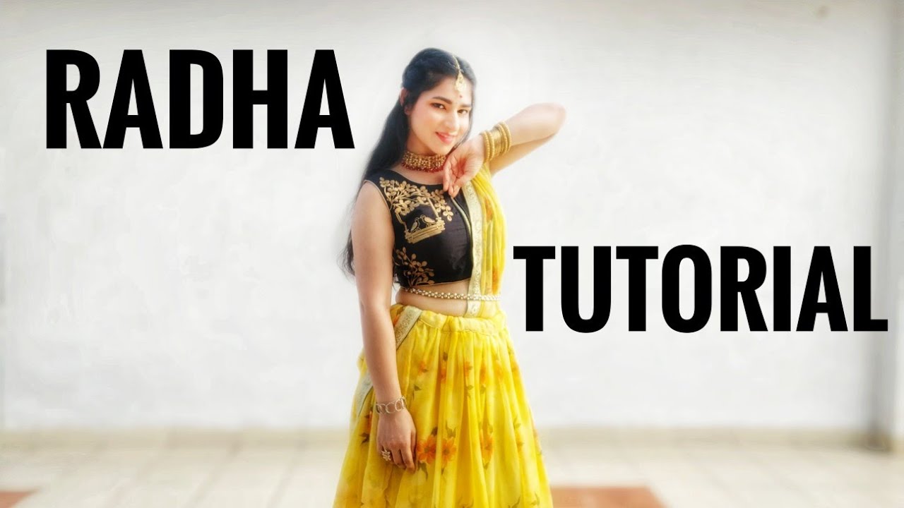 Radha TUTORIAL with Music | Easy Wedding Dance on Radha | Sangeet Dance ...