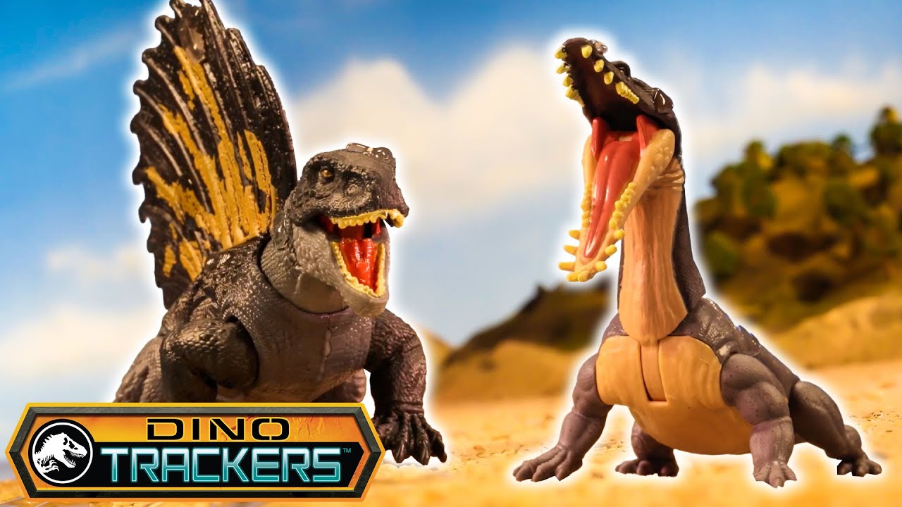 Dino Trackers Beach Invasion 🦖🏖️ | Nothosaurus and Edaphosaurus ...