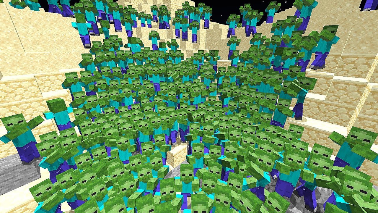 100 players vs. 1000 zombies #shorts - YouTube