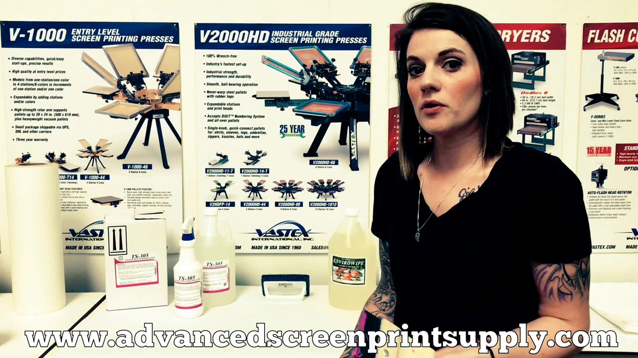 Screen Printing Ink Cleaners - YouTube