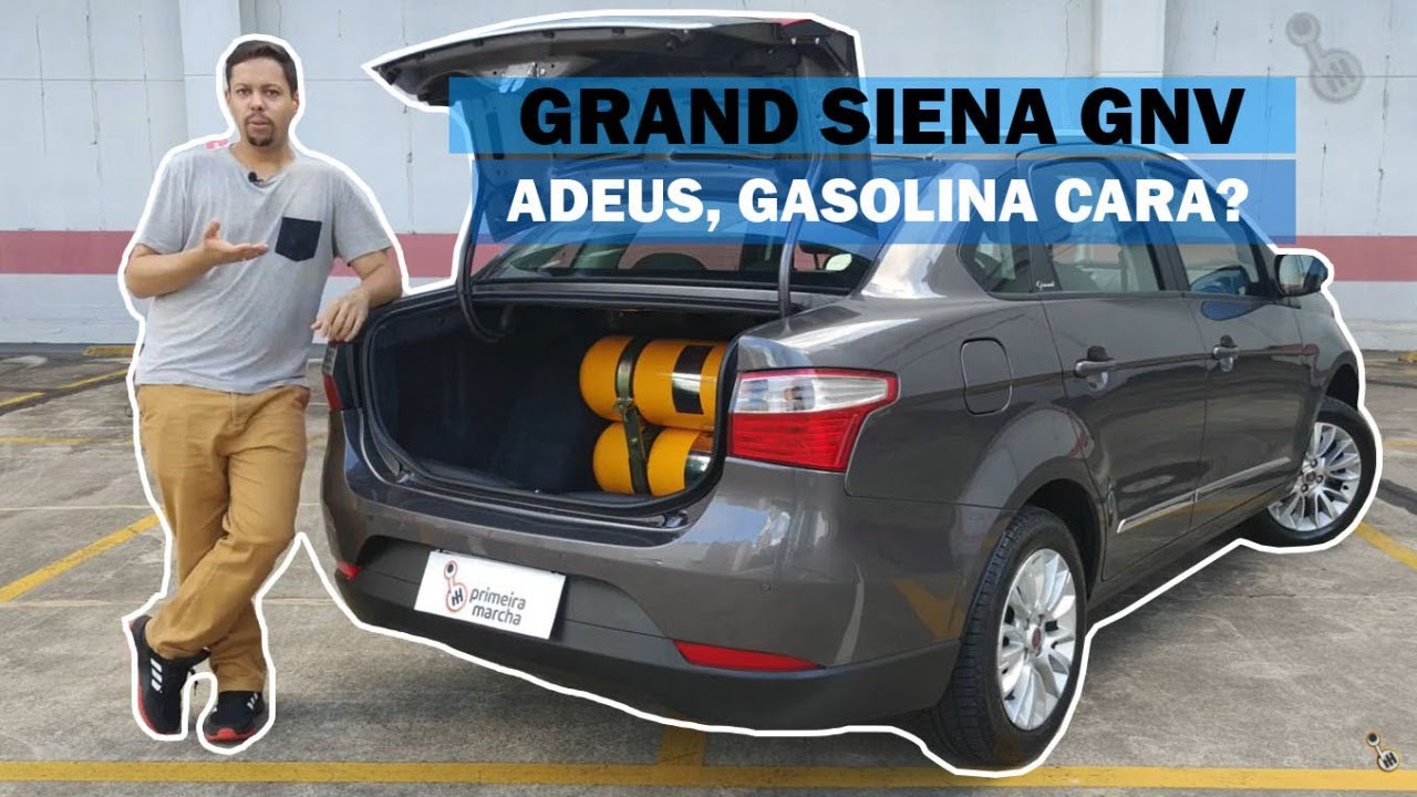 CARRO A GÁS AINDA VALE A PENA? TESTAMOS O FIAT GRAND SIENA GNV - YouTube