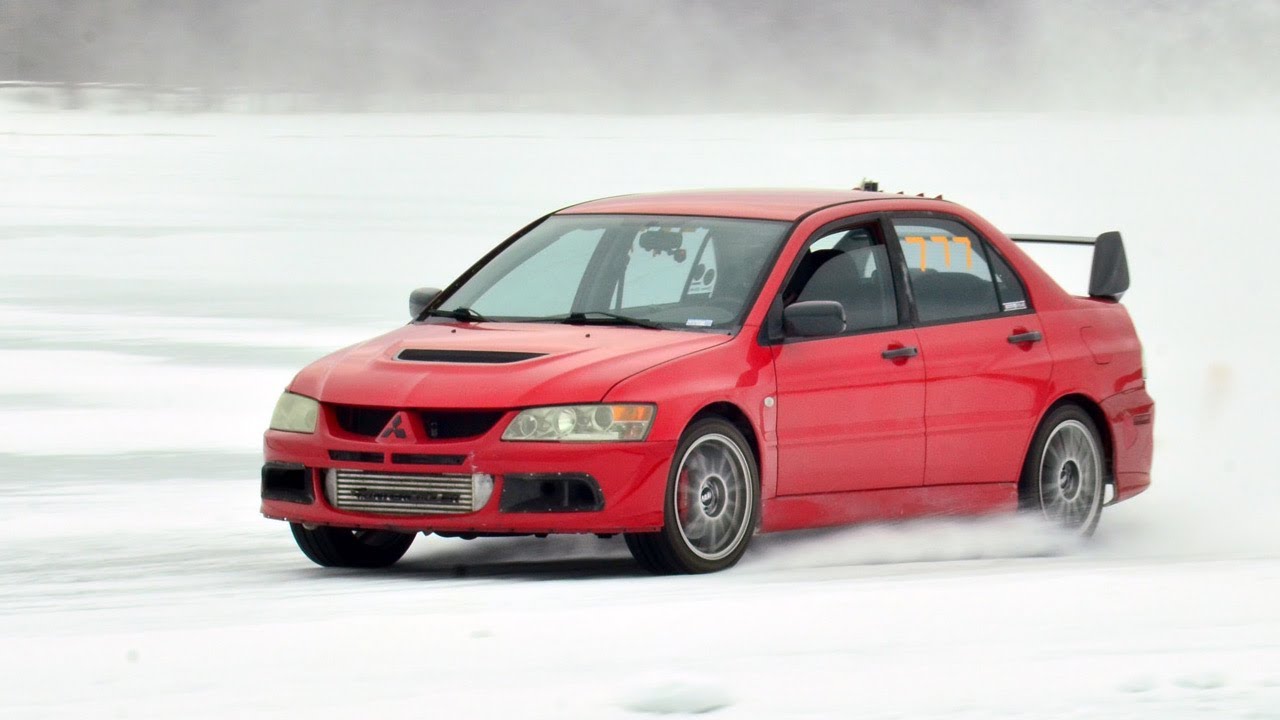 90 MPH on Ice in my EVO8 - JXB Ice Battle 2026 - YouTube
