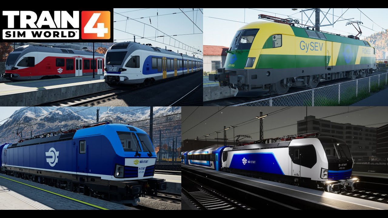 Train Sim World 4 | Saját festés bemutató | Máv / Hungary festések ...