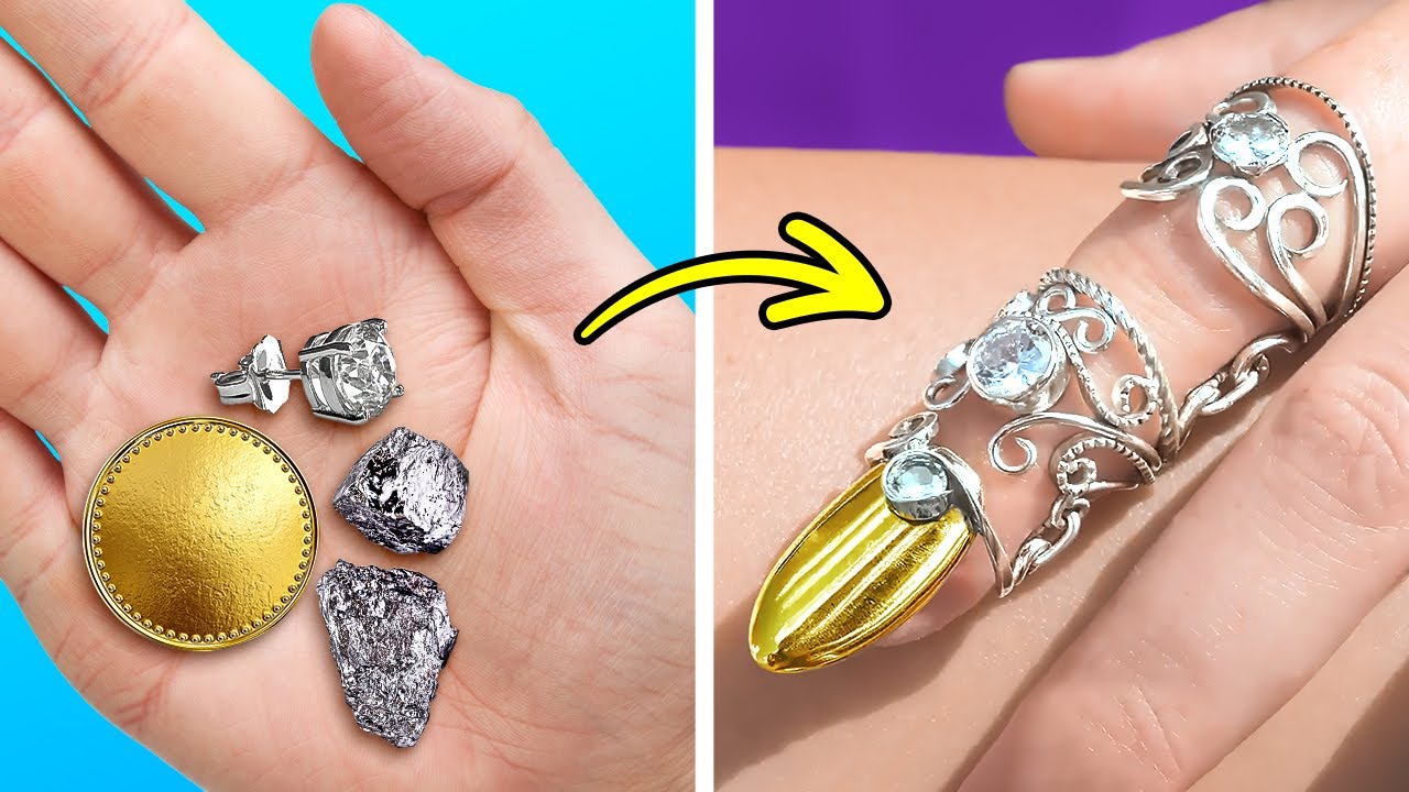 Fantastic Handmade Jewelry Out Of Ordinary Objects | Golden And Silver ...