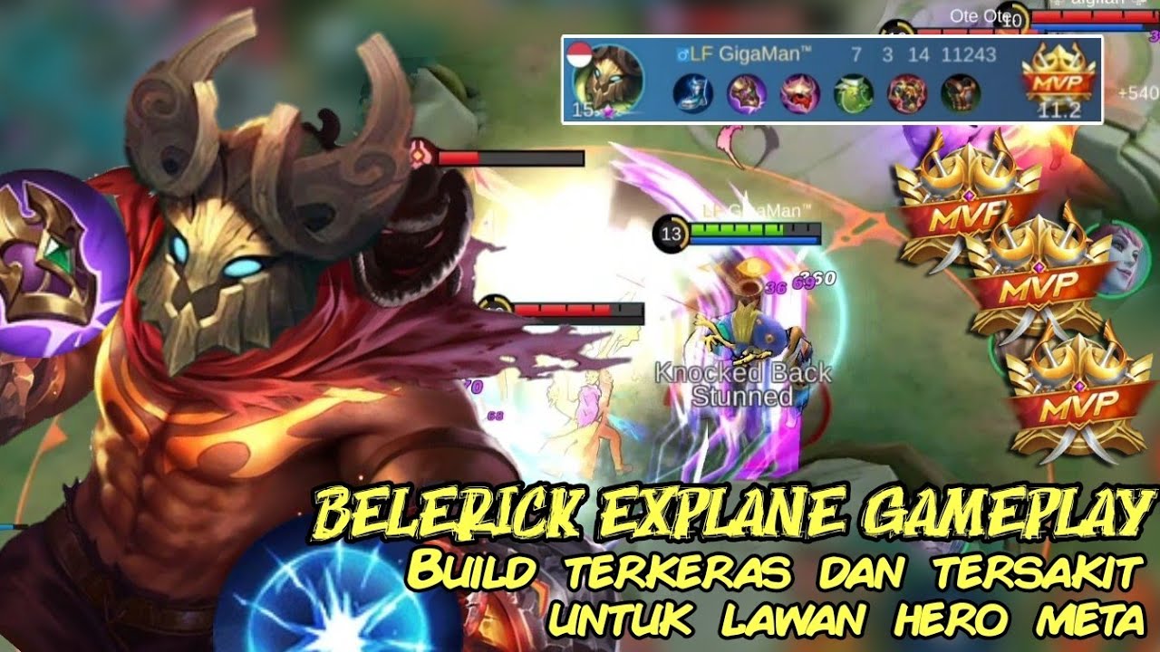 BELERICK EXPLANE MVP! PAKE BUILD INI UNTUK COUNTER HERO META ...