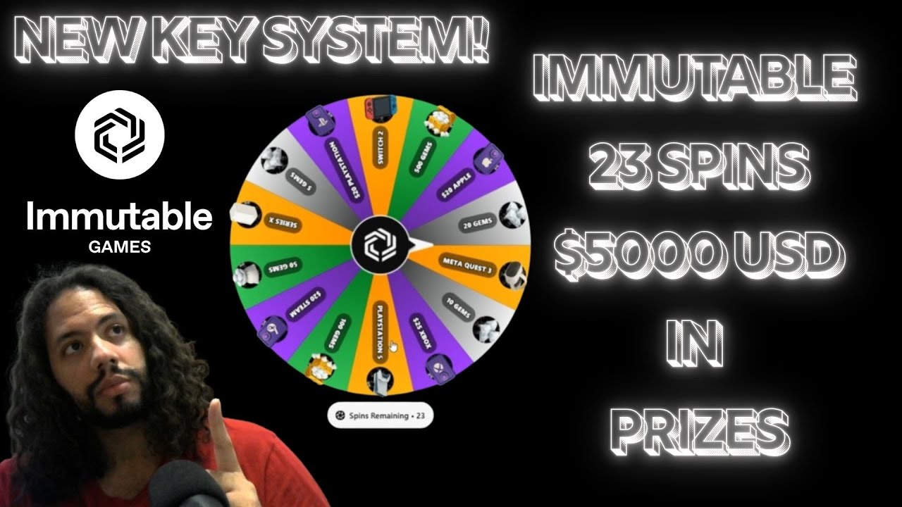 🎯 New Key Update Immutable🔑 Spin & Win 💸 $5000 Rewards😱 ¿Podremos ganar ...
