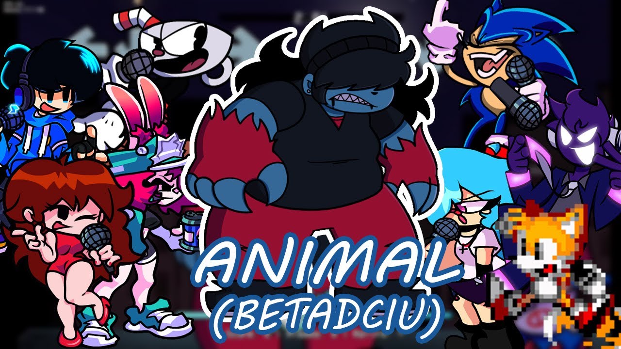 (OLD) Animal 2.0 Pero Diferentes Personajes Lo Cantan 😎💙 (FNF Pero ...