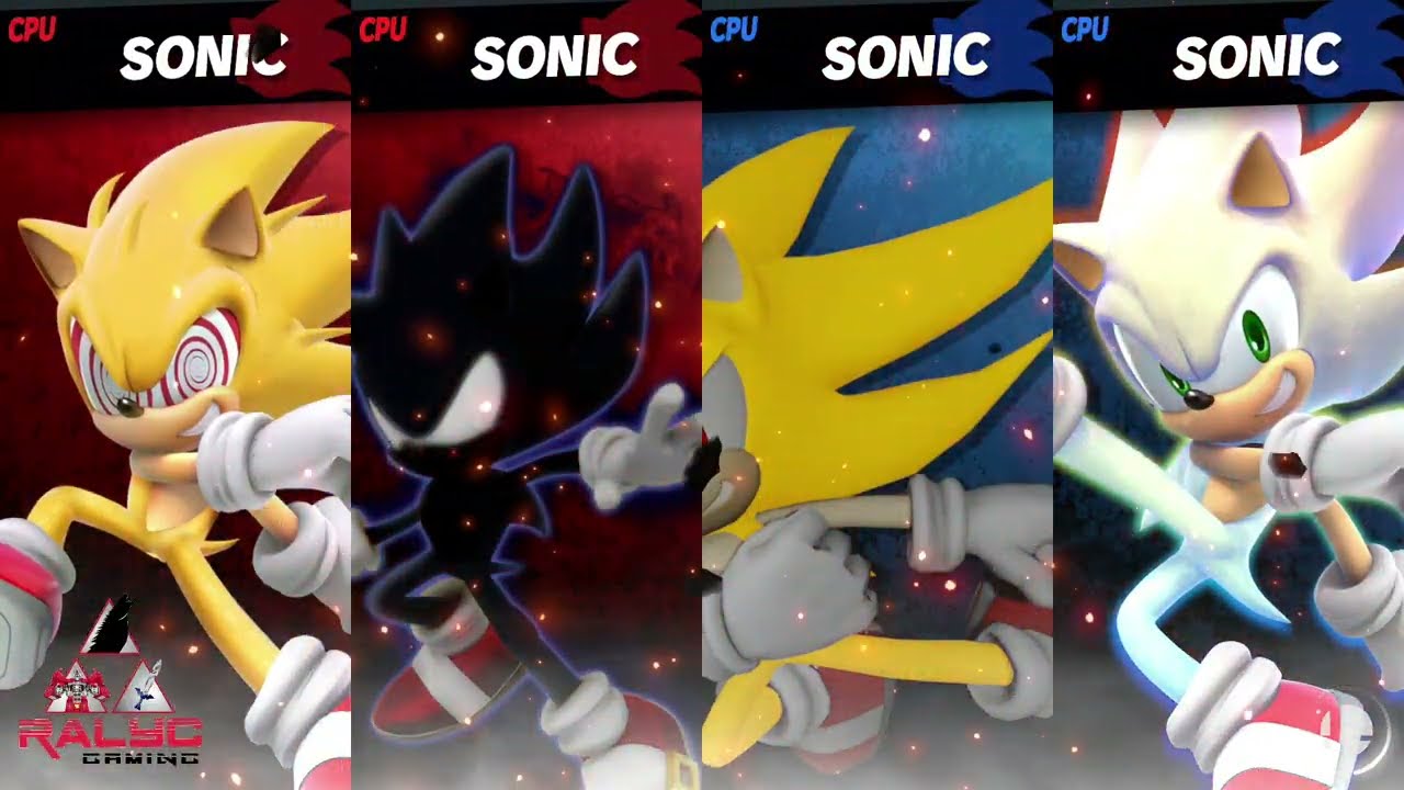 Smash Mods Ultimate: Sonic Super Form Battle - YouTube
