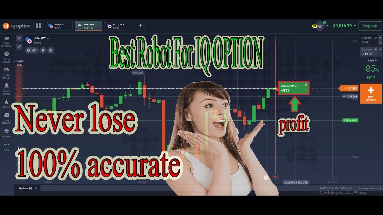 Best Robot For IQ OPTION || Never lose - 100% accurate - YouTube