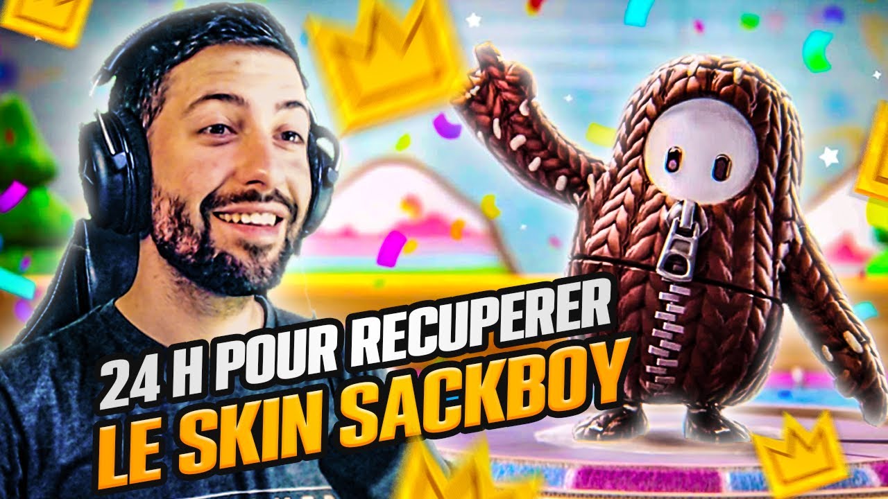 RECUPERE le SKIN LEGENDAIRE SACKBOY sur FALL GUYS - YouTube