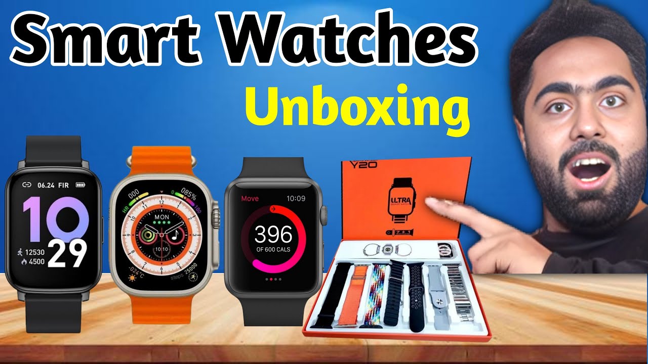 All Smart watches Unboxing !! T800/T900 Smart Watch Unboxing !! Gadgets ...