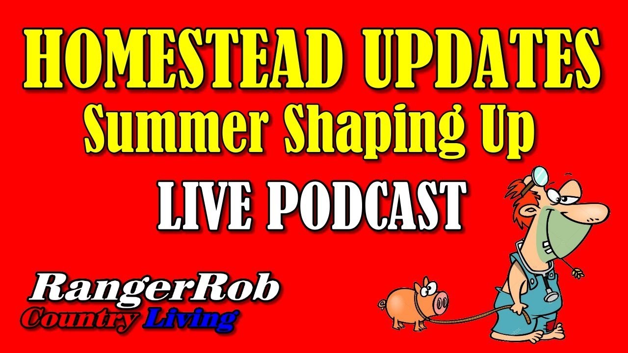 Homestead Updates, How The Summer Shaping Up | Live Podcast Ep.82 - YouTube