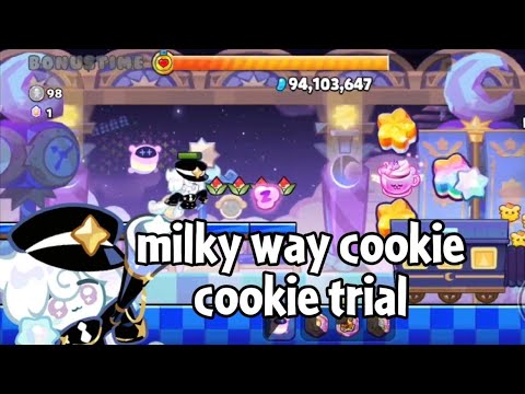 Milky way cookie, cookie trails run to see how good I am - YouTube