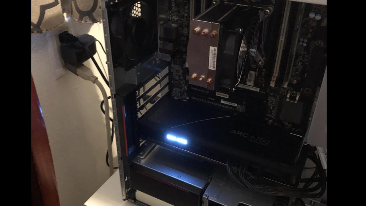 My P520 x Intel ARC A750 Build WINDOWS 11 GAMING - January 2024 Budget ...